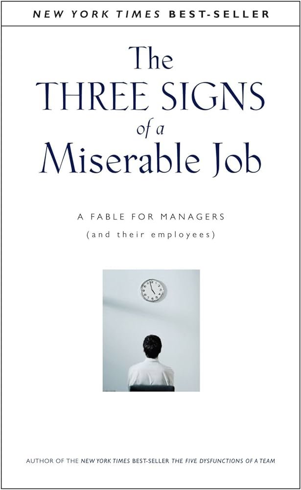 The Three Signs of a Miserable Job - Al Mtba3a