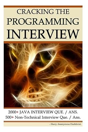 Cracking The Programming Interview: 2000+ Java Que. & Ans. || 500+ Tips ...